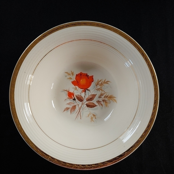 American Limoges | Dining | Vtg Triumph American Limoges Vermillion ...